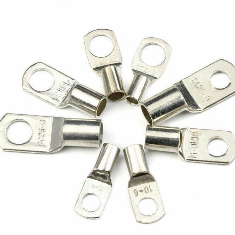 Cold Press Non-Insulated Bare Copper Solder Sleeve Ring Terminal - The ...