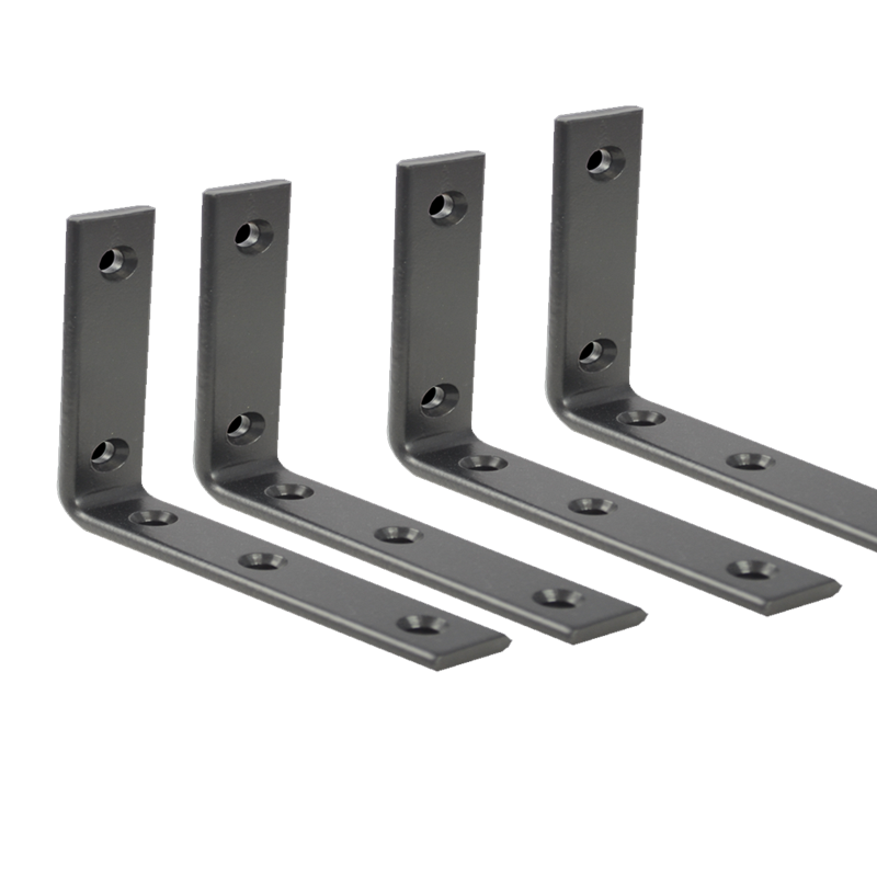 4Pcs Right Angle Corner Brackets Sturdy Black Corner Brackets - The Sun ...